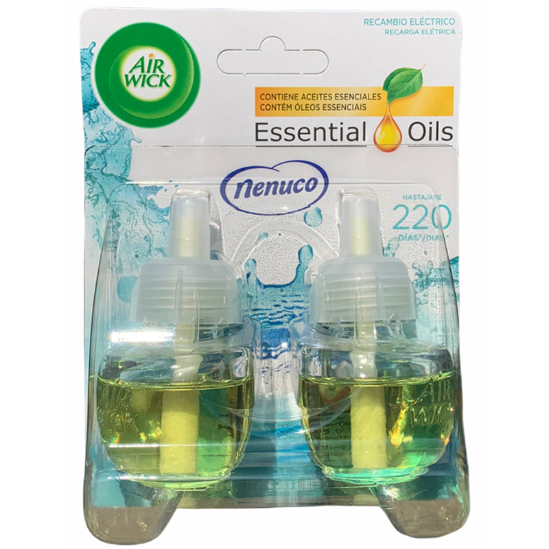 Airwick Nenuco Plug-in refills double pack | Lemon Fresh UK