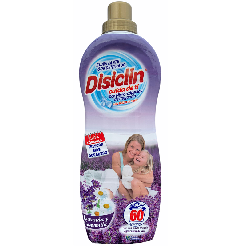 Disiclin Concentrated Fabric Softener 60 Wash 1.3L - Lavender ...