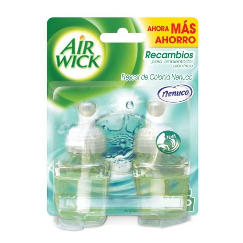 Airwick Nenuco Plug-in refills double pack | Lemon Fresh UK