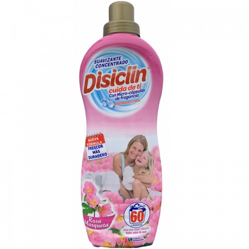 Disiclin Concentrated Softener 60 Wash 1.3L - Rosa Mosqueta - 1 Case ...